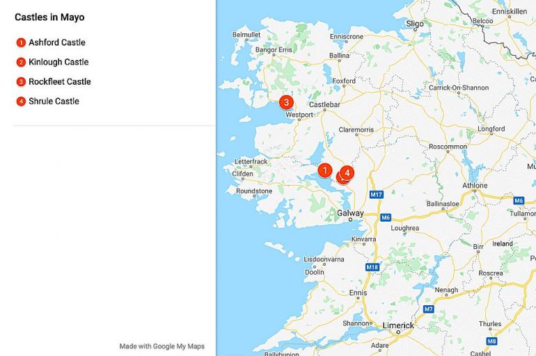 Best Castles in County Mayo - Historic European Castles