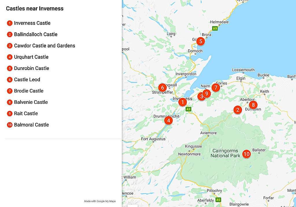 Best Castles near Inverness - Historic European Castles