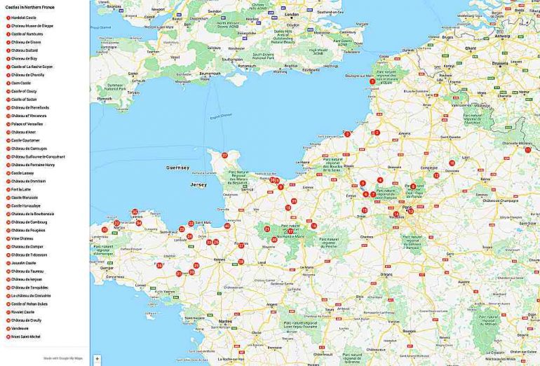 Best Castles in Northern France - Historic European Castles