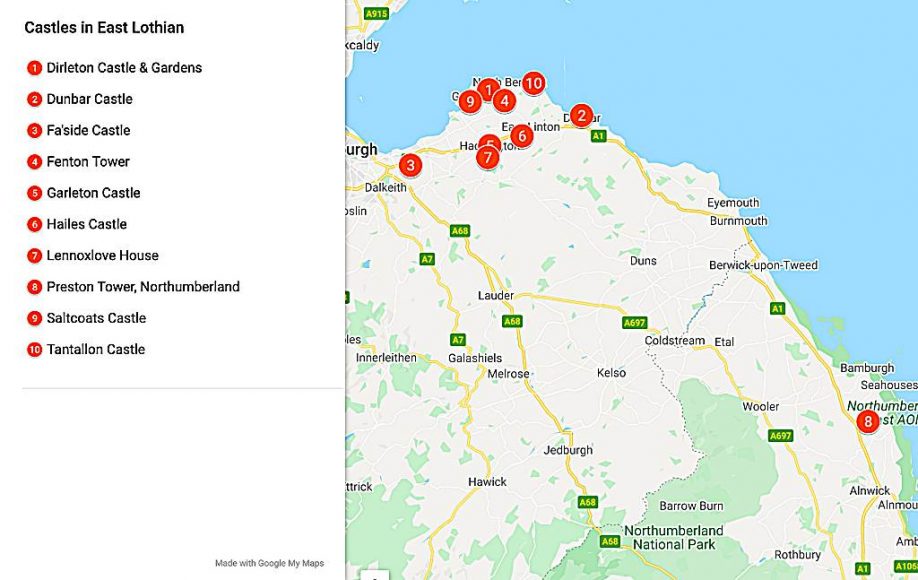 Best Castles in East Lothian - Historic European Castles