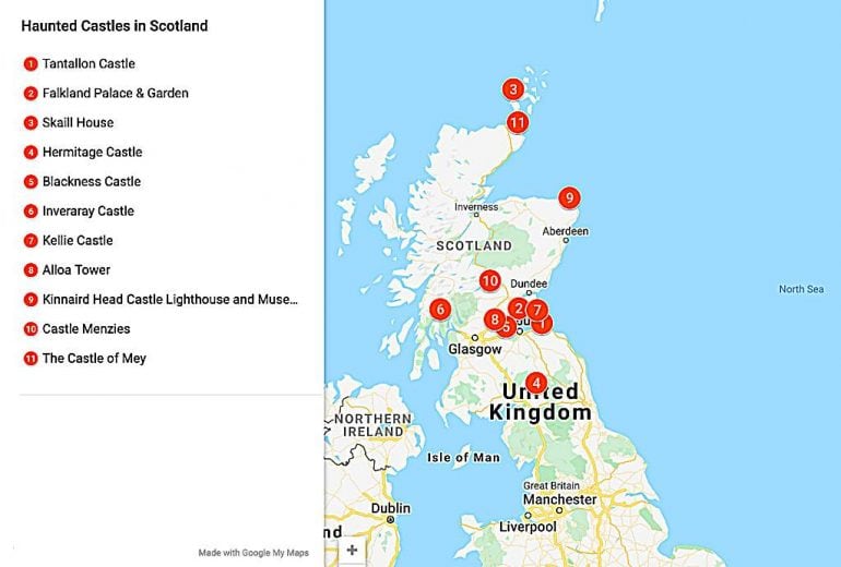 Haunted Castles in Scotland - Historic European Castles