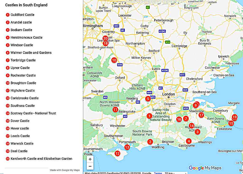 Best Castles in South England - Historic European Castles